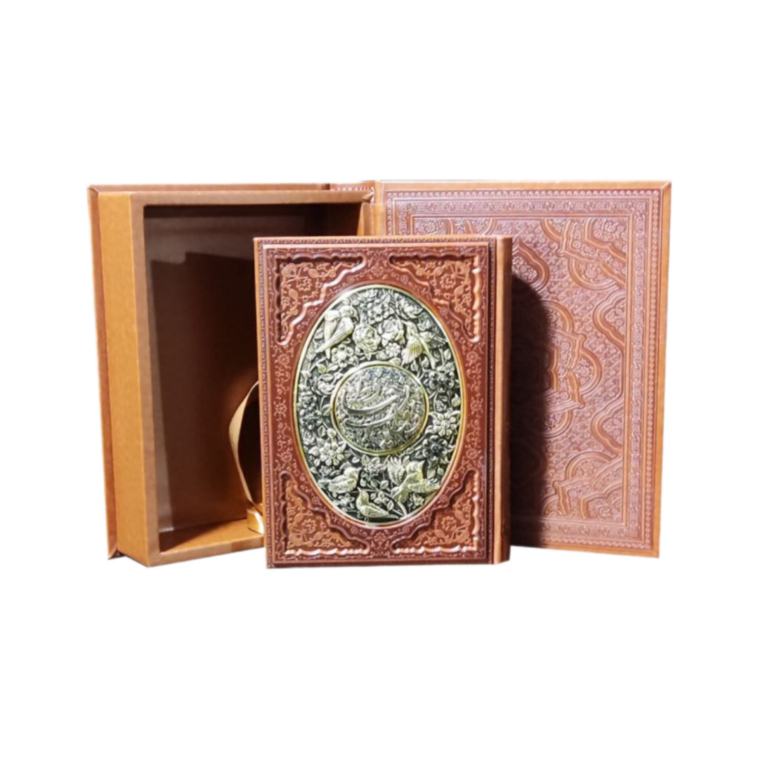 125204-کتاب نفیس دیوان حافظ وزیری معطر چرم جعبه دار طرح مس تک مس-بیکران ...